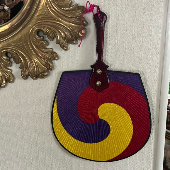 Vintage | Accents | Vintage Fabric Hand Fan | Poshmark
